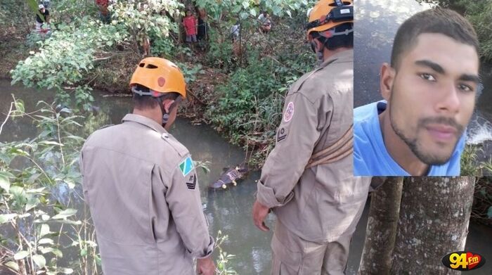 Jovem é encontrado morto em córrego marcas de tiros na cabeça