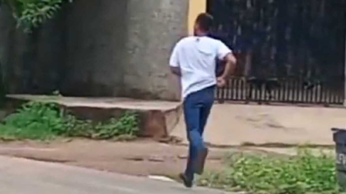 Homem é flagrado fugindo após cometer duplo homicídio em Corumbá (vídeo ...